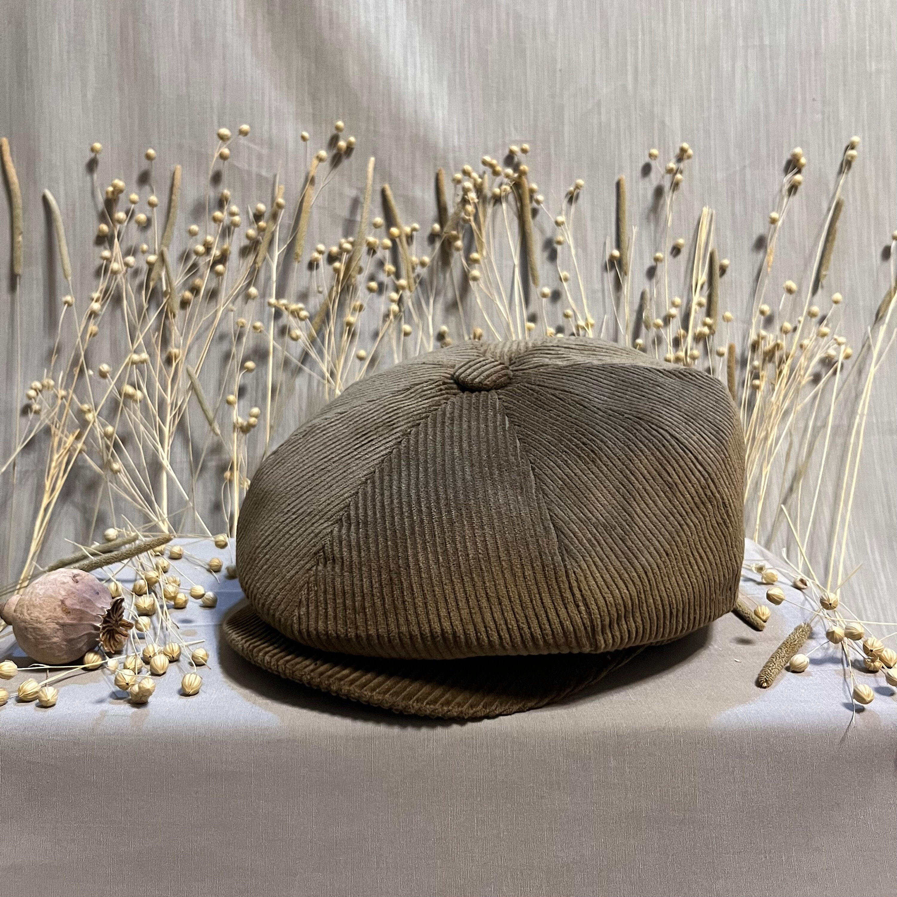 Camel Velvet Newsboy Hat, Irish Flat Hat, Scally Wool Cap, Peaky ...