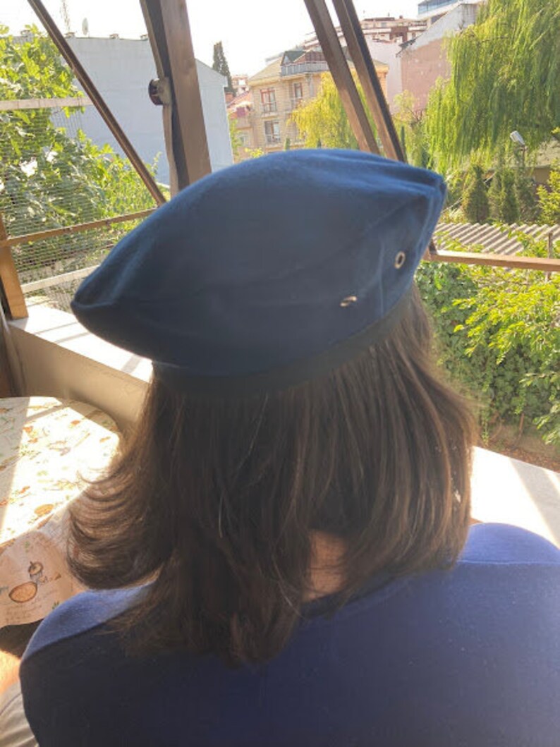 Blue Wool Che Guevara Hat, Classic European Sewn Hat, Peaky Blinders ...