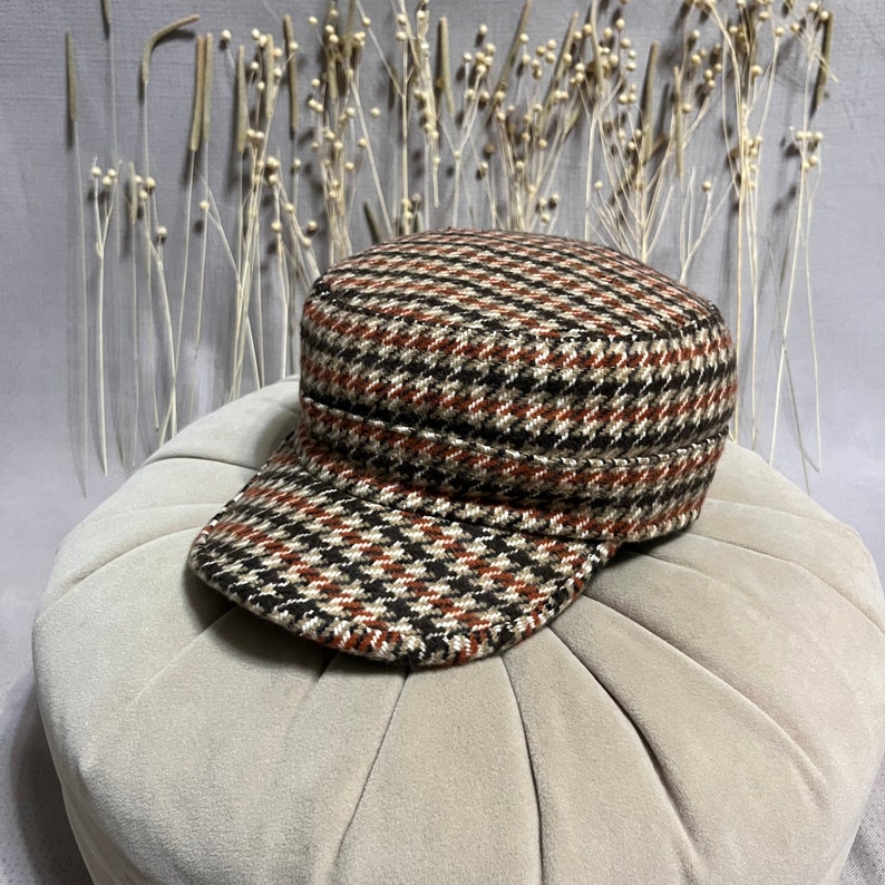 Crowbar Pattern Cadet Cap Beige Army Style Hat Unisex - Etsy