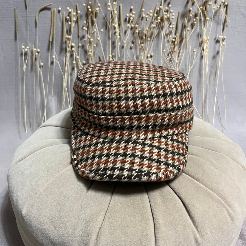 Crowbar Pattern Cadet Cap Beige Army Style Hat Unisex - Etsy