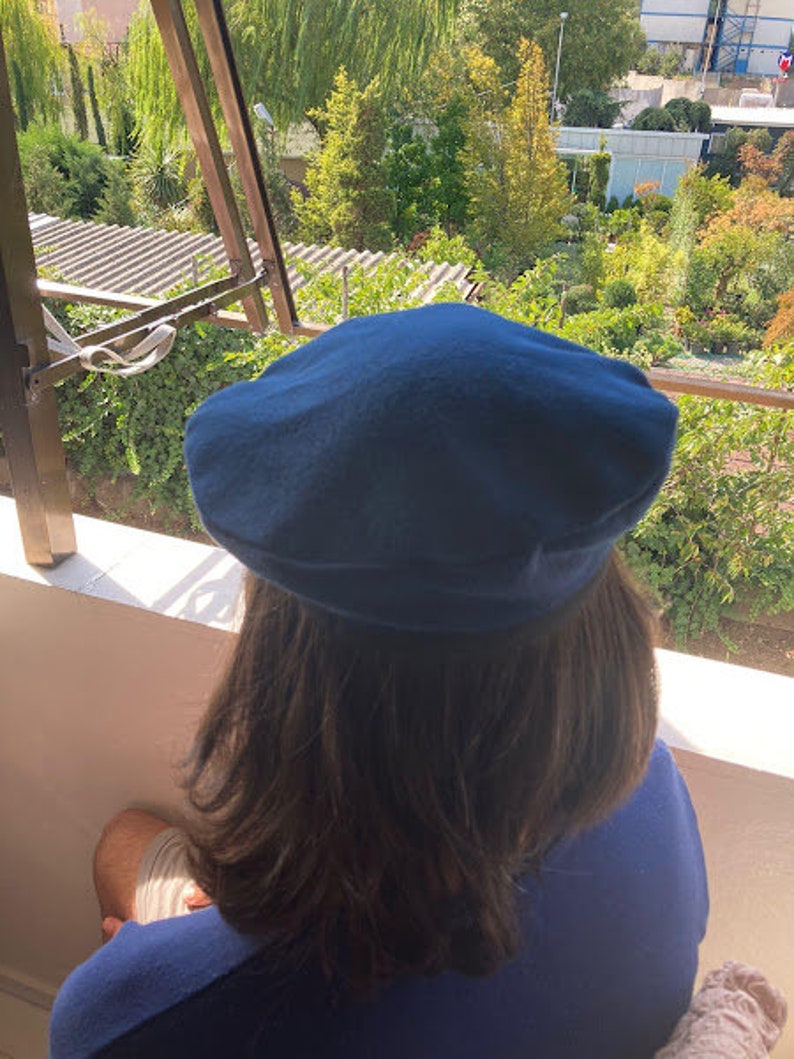 Blue Wool Che Guevara Hat, Classic European Sewn Hat, Peaky Blinders ...