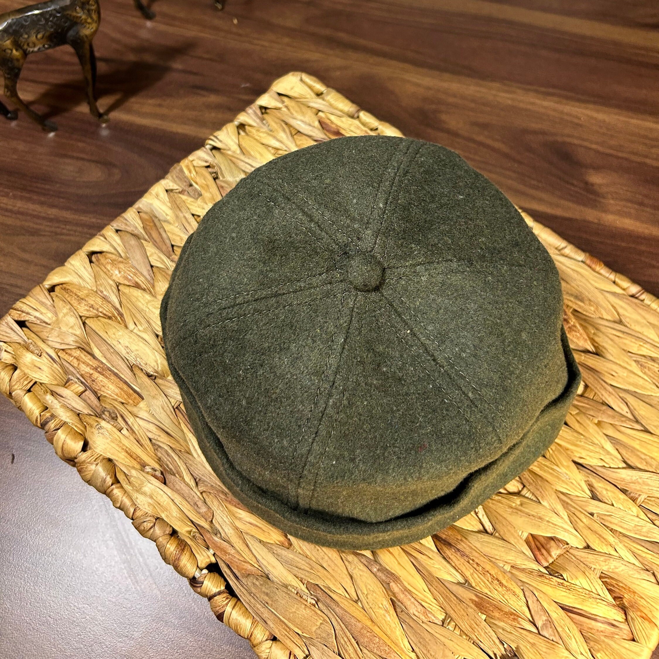Green Docker Hat,brimless Beanie Docker Cap,adjustable Harbour Hat ...