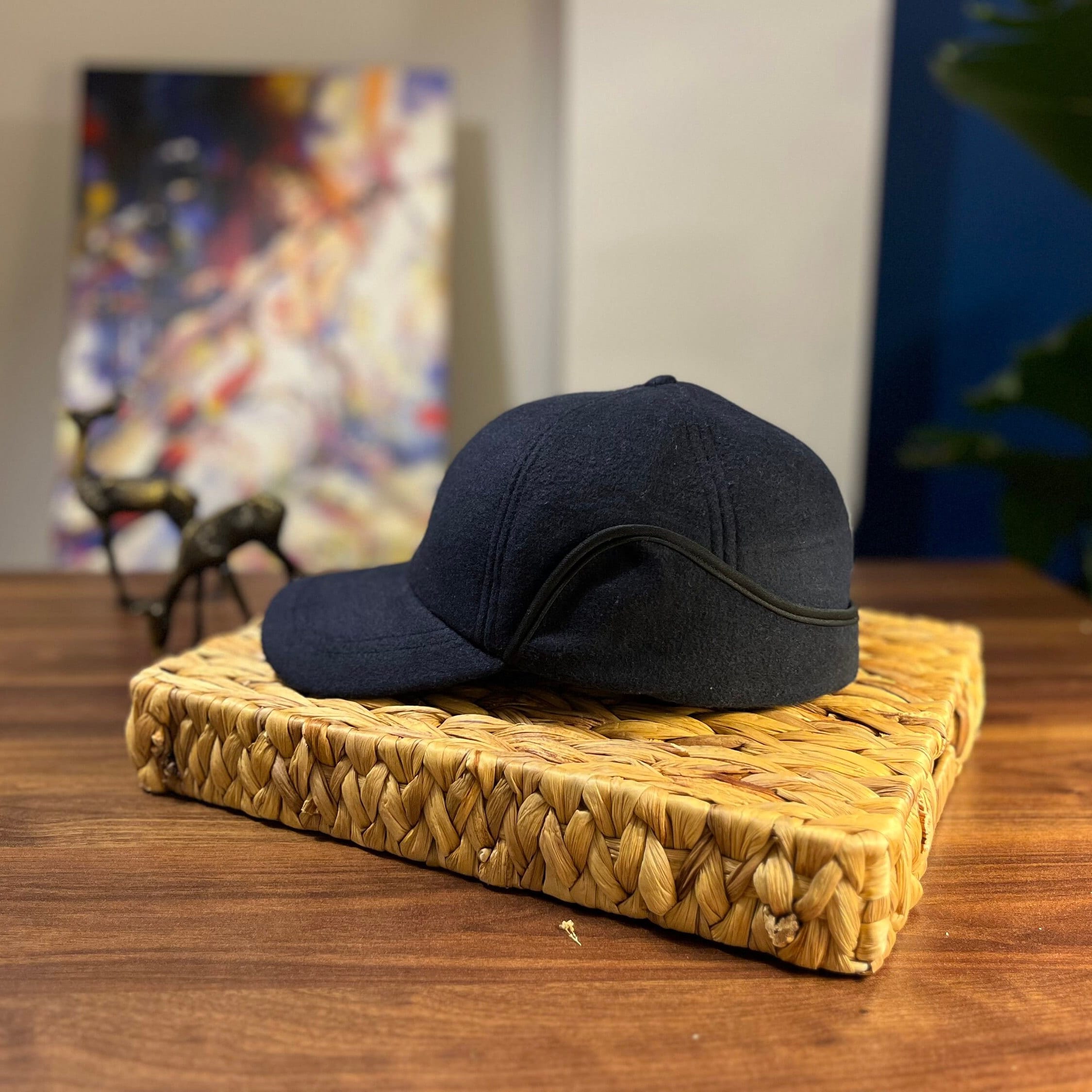 Blue Foldable Earflap Cap, Foldable Baseball Cap, Military Cap, Warm ...