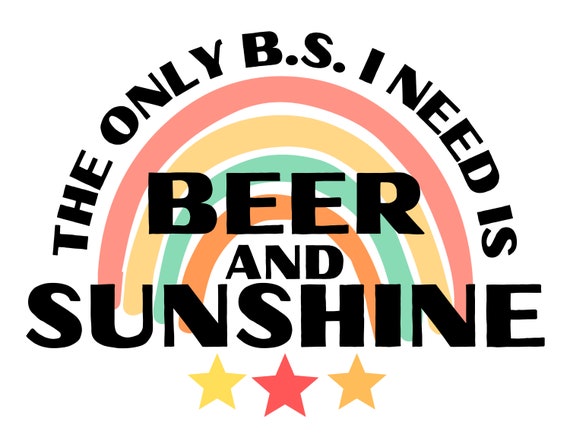 Beer and Sunshine Svg Beer and Sunshine Digital Download - Etsy