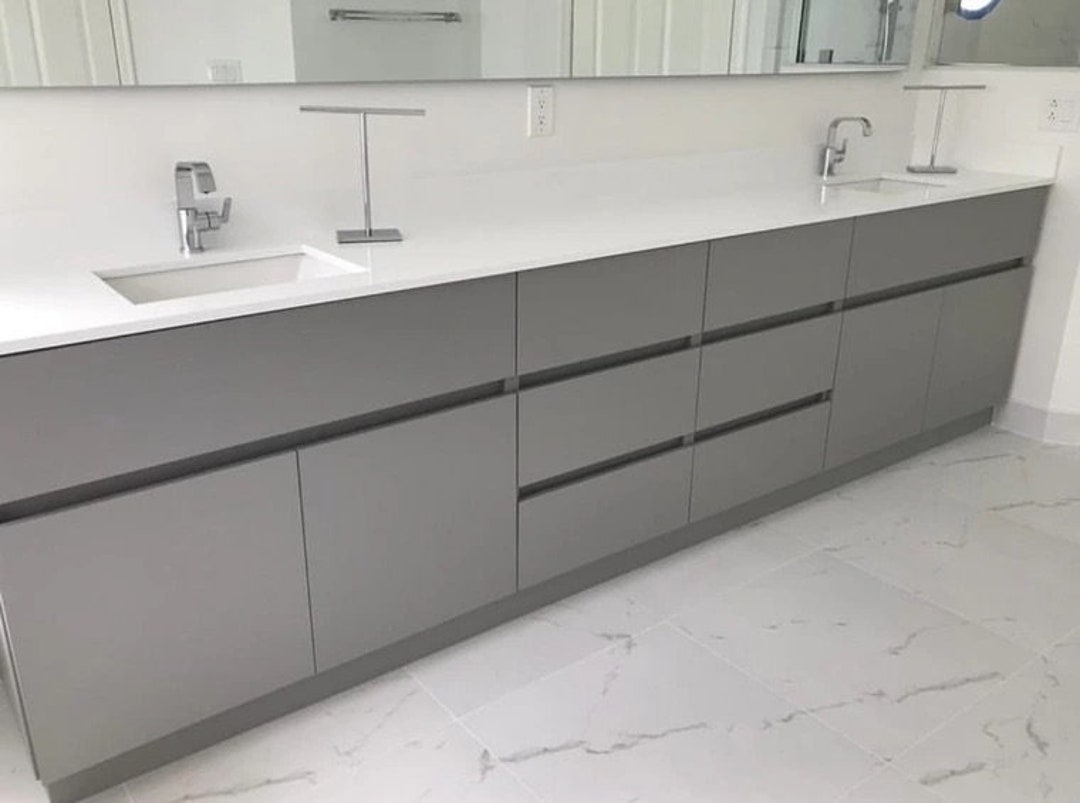 Luxury Custom Built Bathroom Vanity Solid Wood Any - Etsy