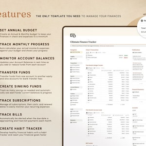 Notion Template Personal Finance Tracker Budget Tracker | Income and ...