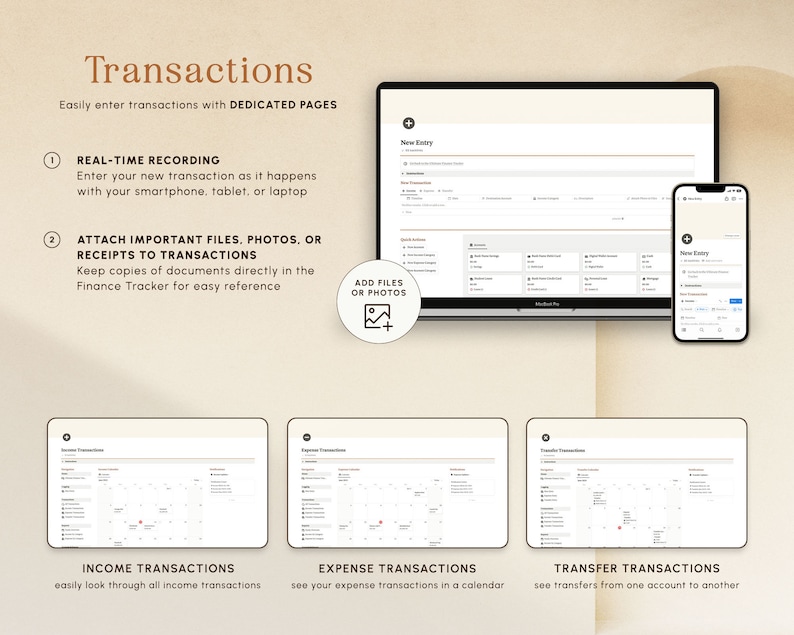 Notion Template Personal Finance Tracker Budget Tracker | Income and ...