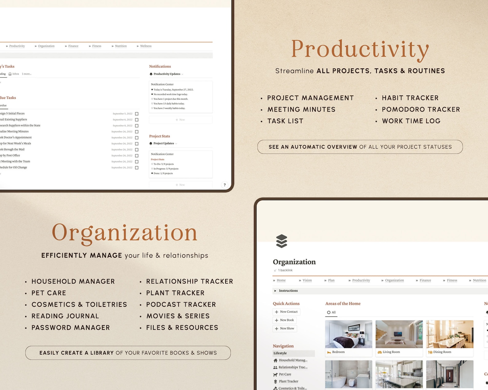 Notion Template Student Planner | Academic Planner, School Planner for ...