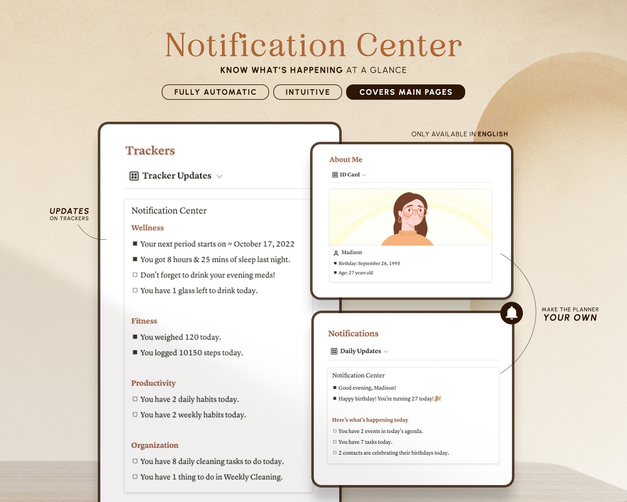 Notion Template Ultimate Life Planner All in One Notion - Etsy Australia