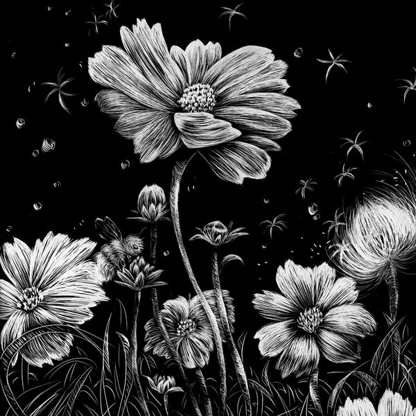 Scratchboard Art - Etsy Canada