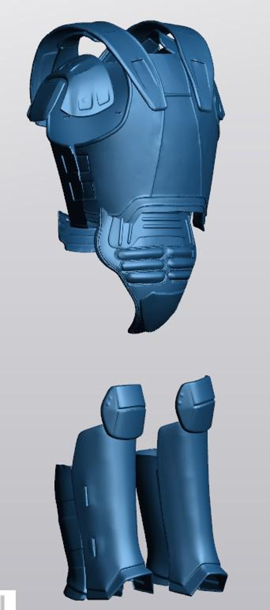 3D Print Model Colonial Marine STL Files Armour Replica Prop Cosplay V3 ...
