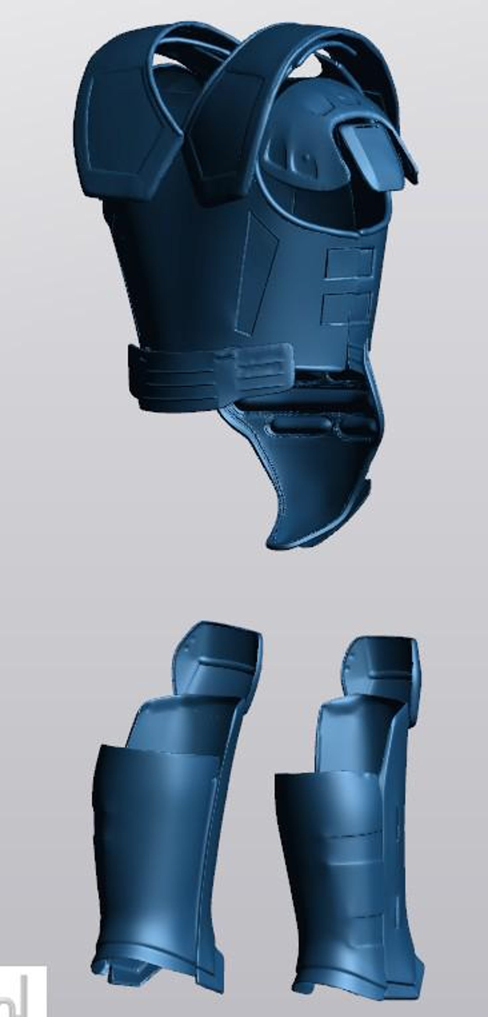 3D Print Model Colonial Marine STL Files Armour Replica Prop Cosplay V3 ...