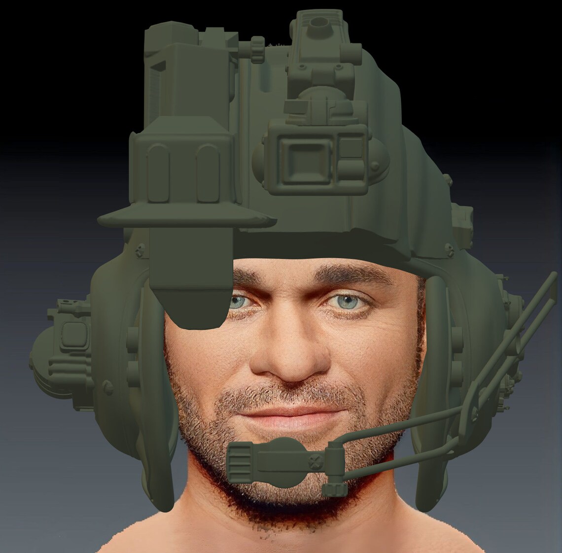 3D Print Modell Aliens Colonial Marine Dropship Pilot UD-4 Cheyenne ...