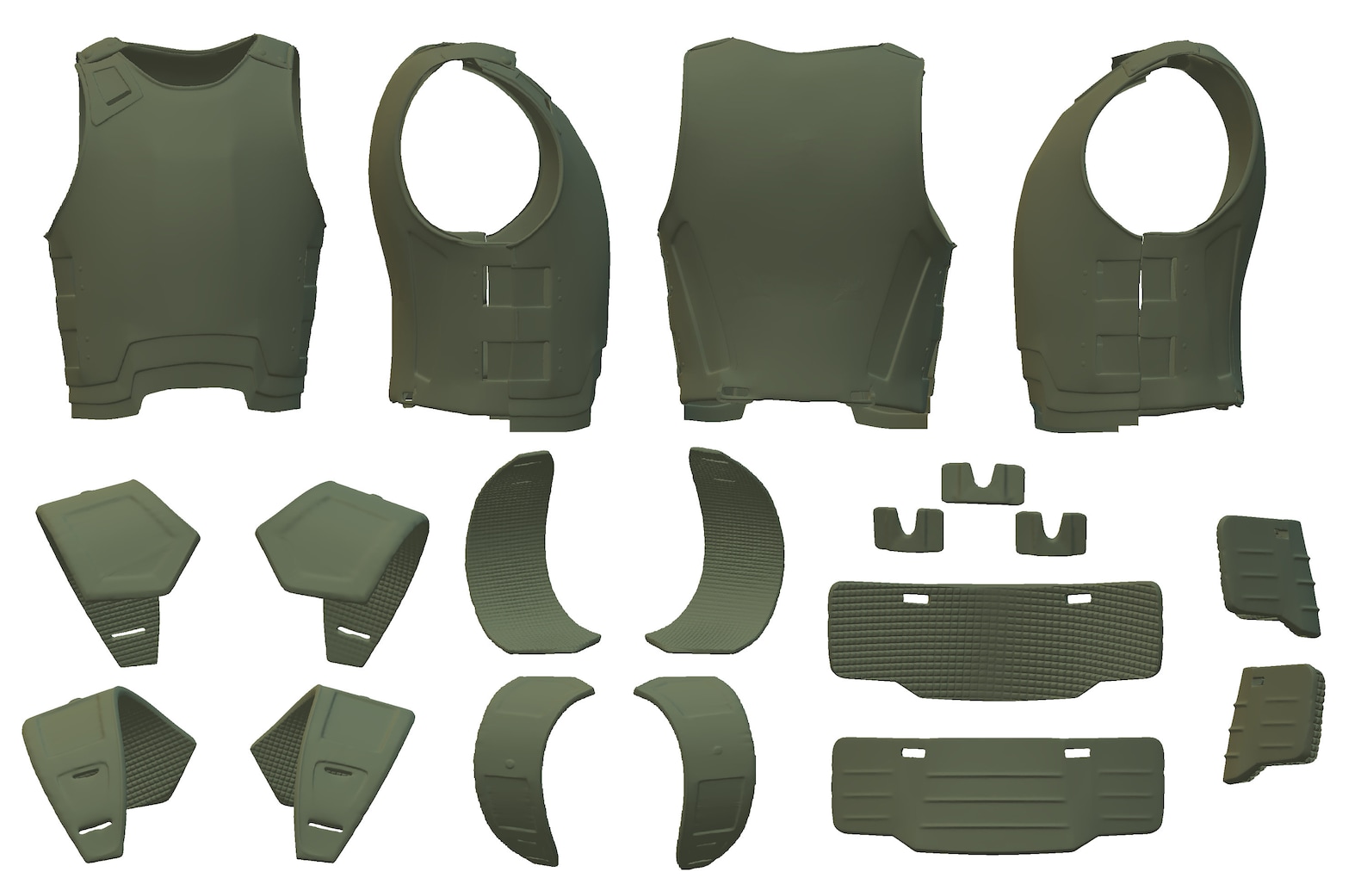 3D Print Model Colonial Marine STL Files Armour Replica Prop Cosplay V2 ...