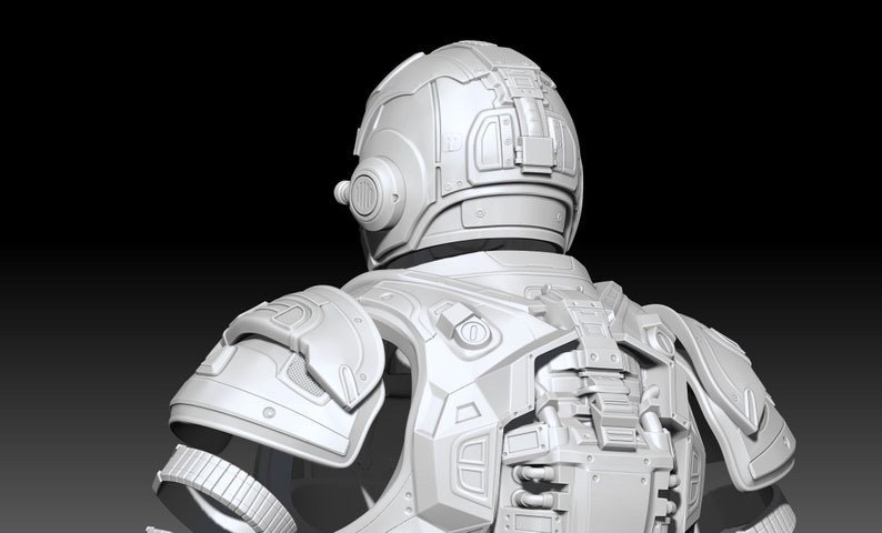 3D Print Model Gears of War Anthony Carmine COG Helmet Files, Cosplay ...