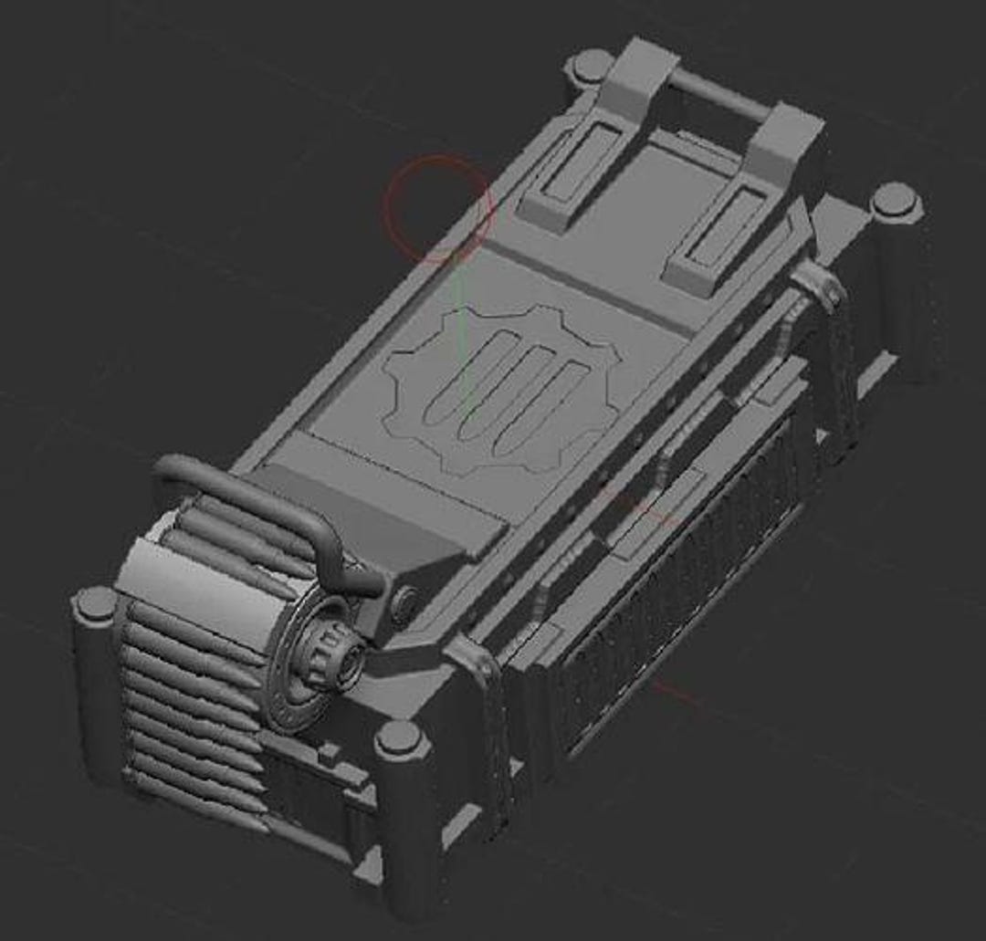 3D Print Model Gears of War Large Ammo Crate Files, Cosplay Replica STL ...