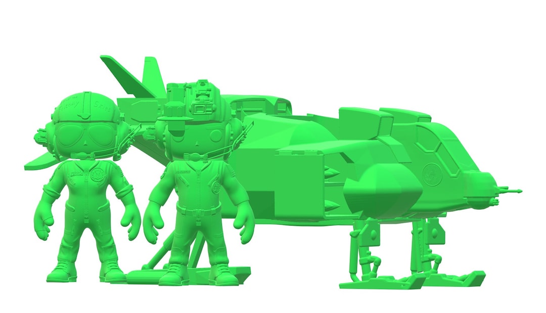 3D Print Models Colonial Marine, STL Files 3D Print Funko Aliens UD-4 ...