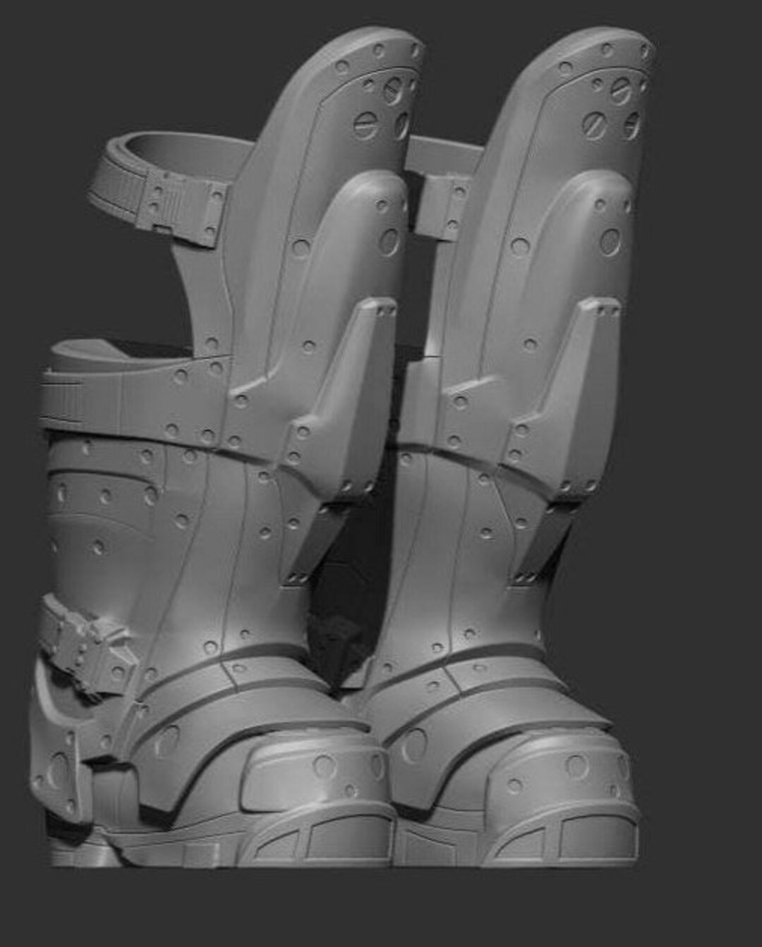 3D Print Model Gears of War COG Boots A Style Files, Cosplay Replica ...