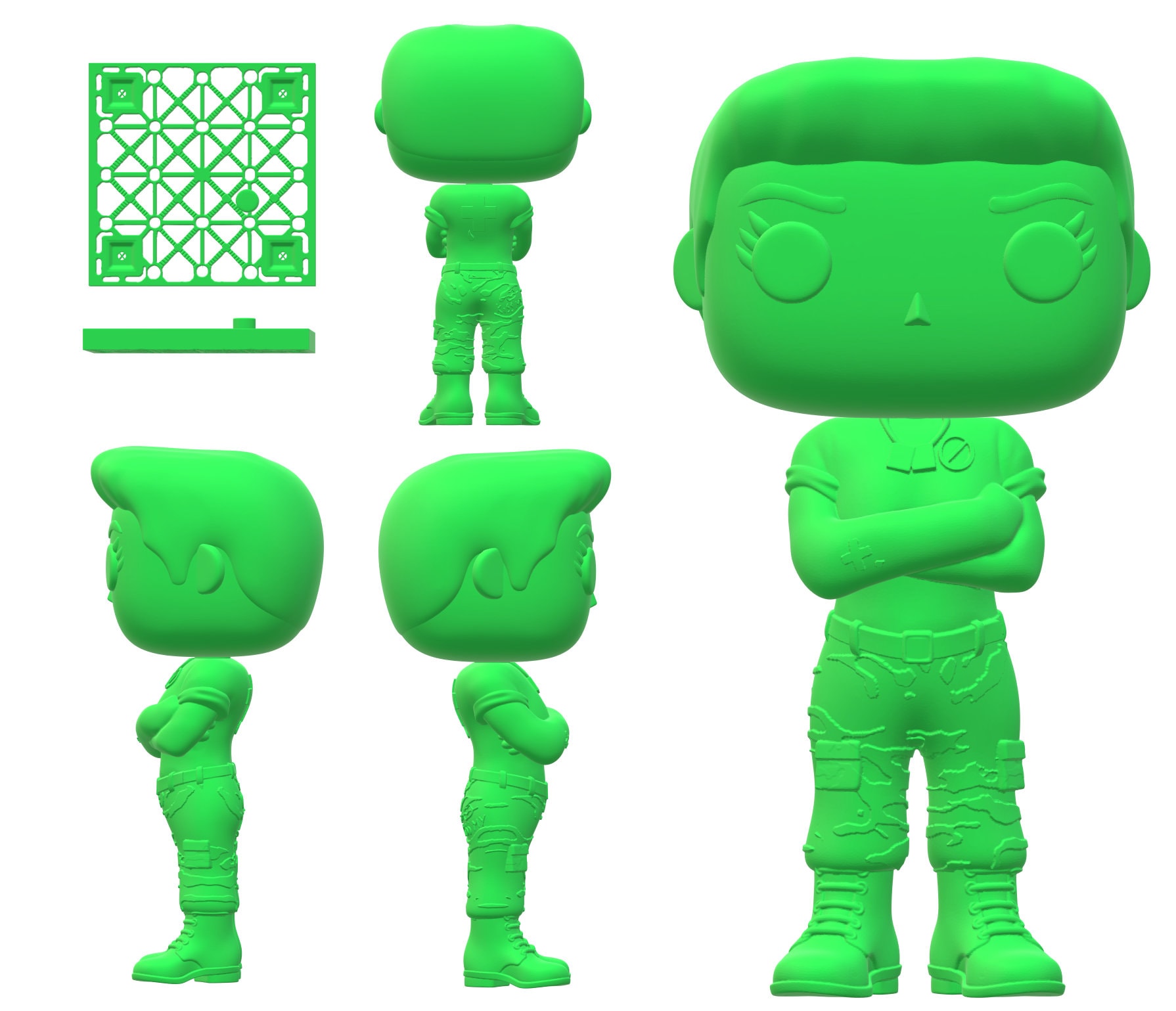 3D Print Model Colonial Marine, STL Files 3D Print Funko Aliens ...