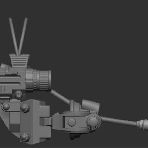 3D Print Model Aliens Colonial Marine USCM M56 Smartgunner Cosplay ...