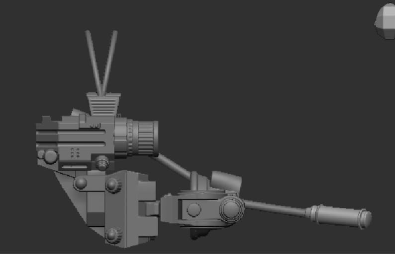 3D Print Model Aliens Colonial Marine USCM M56 Smartgunner Cosplay ...