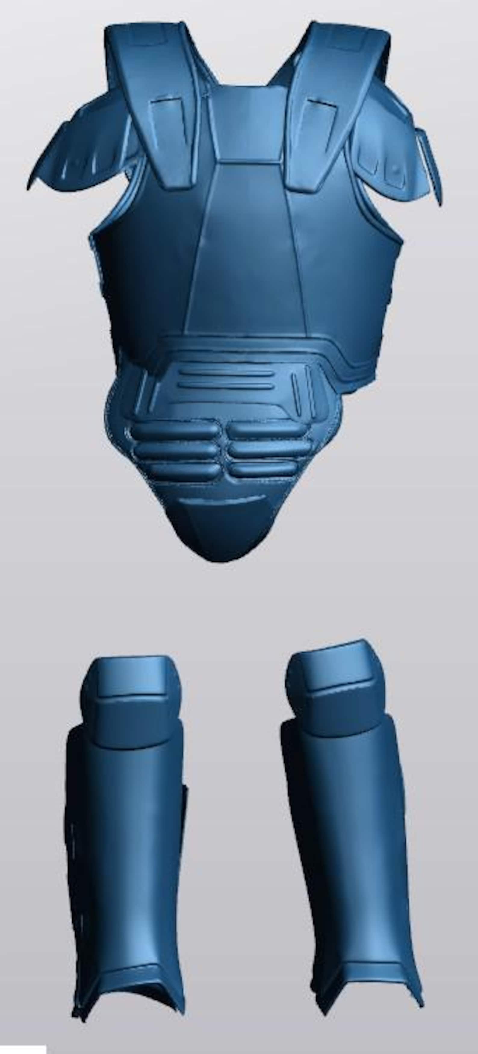 3D Print Model Colonial Marine STL Files Armour Replica Prop Cosplay V3 ...
