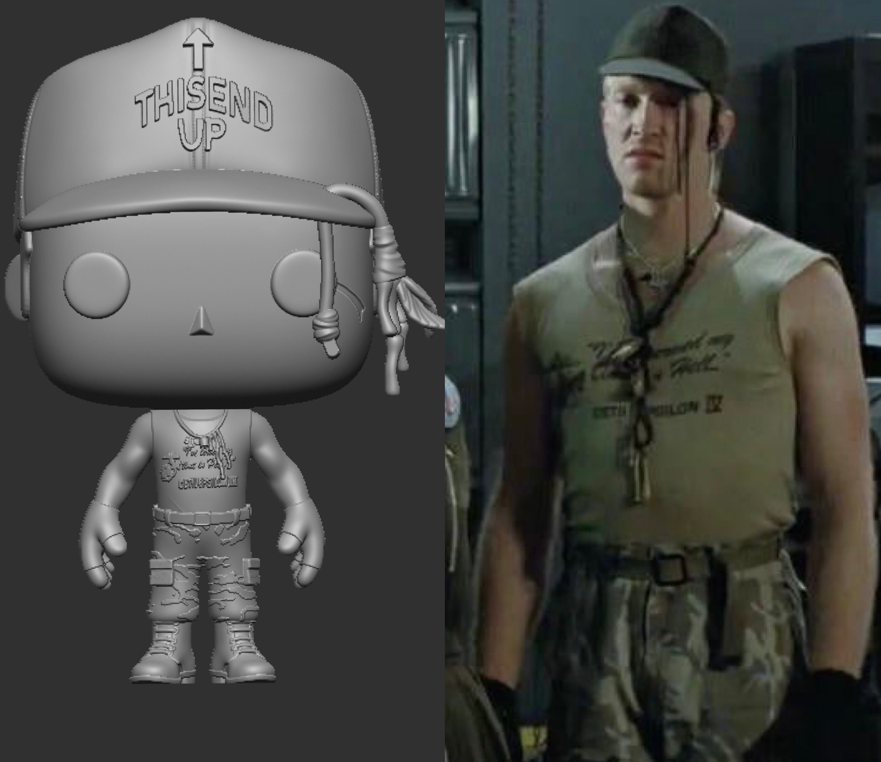 3D Print Model Colonial Marine, STL Files 3D Print Funko Aliens ...