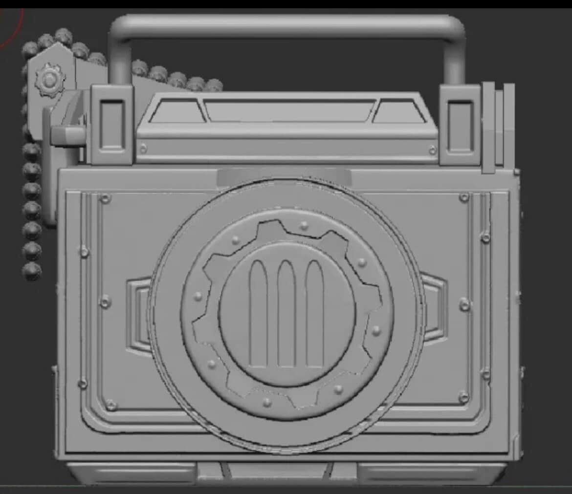 3D Print Model Gears of War Medium Ammo Crate Files, Cosplay Replica ...