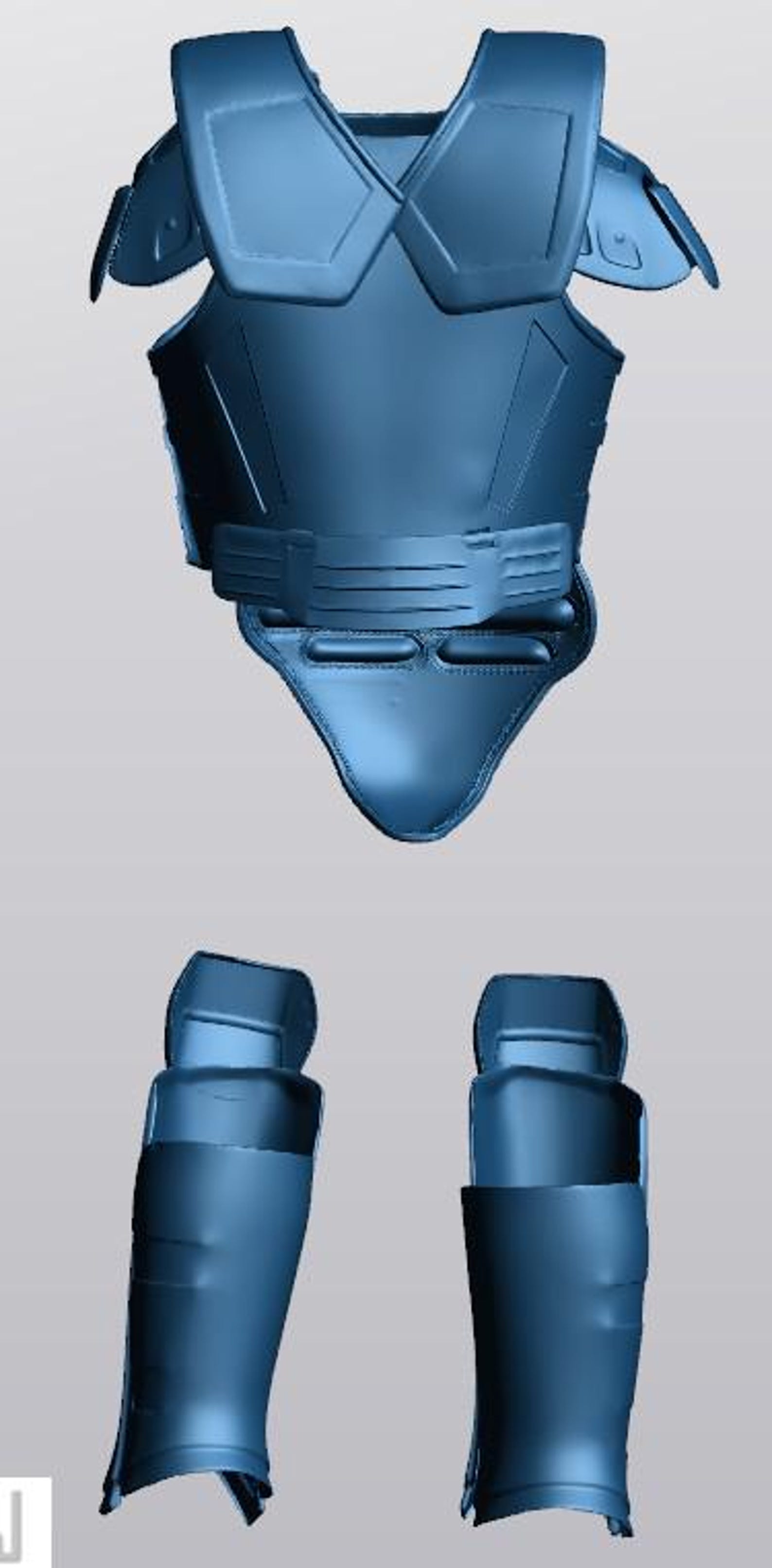 3D Print Model Colonial Marine STL Files Armour Replica Prop Cosplay V3 ...