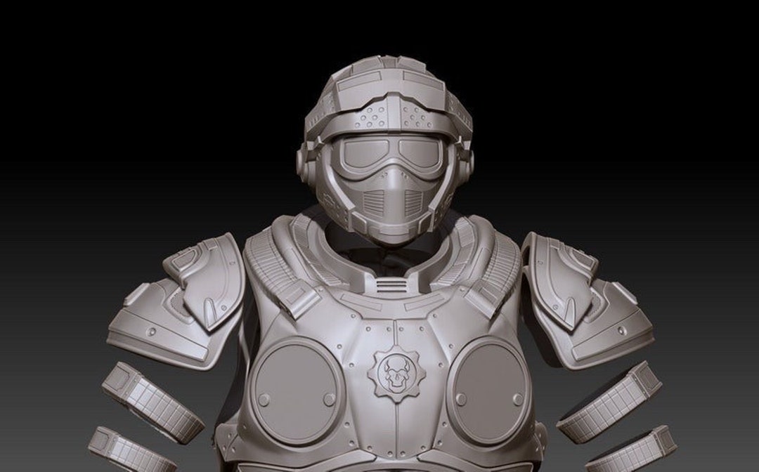 Modelo de impresión 3D Gears of War Ben Carmine COG Archivos - Etsy España