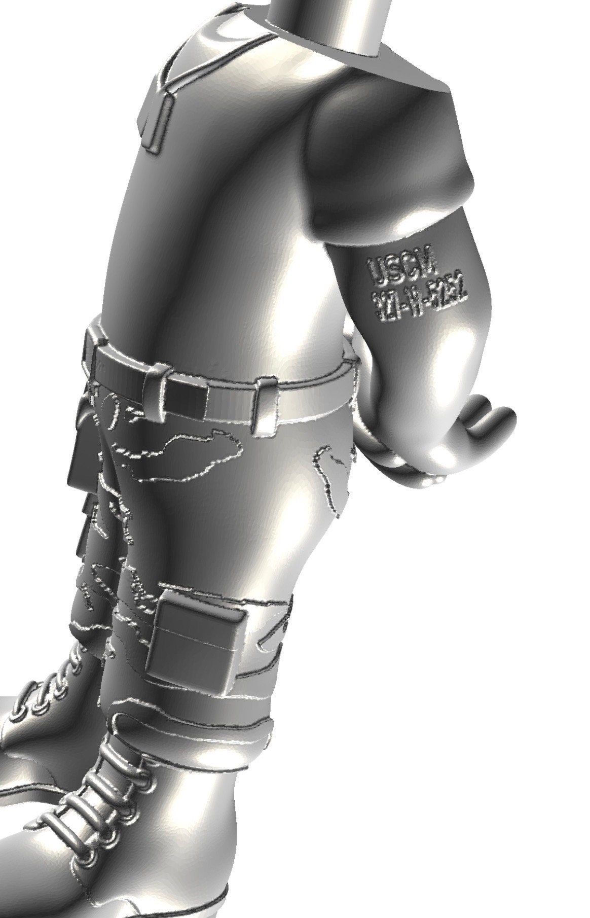 3D Print Model Colonial Marine STL Files 3D Print Funko - Etsy UK