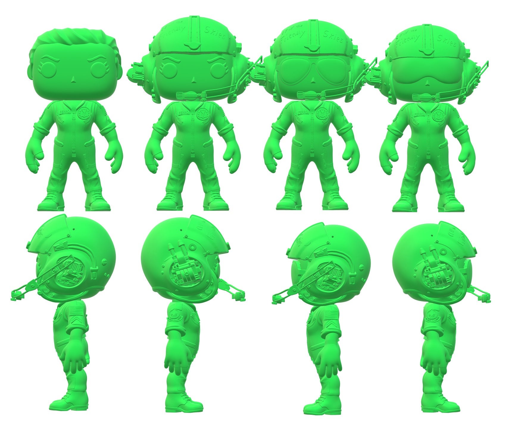 3D Print Models Colonial Marine, STL Files 3D Print Funko Aliens UD-4 ...