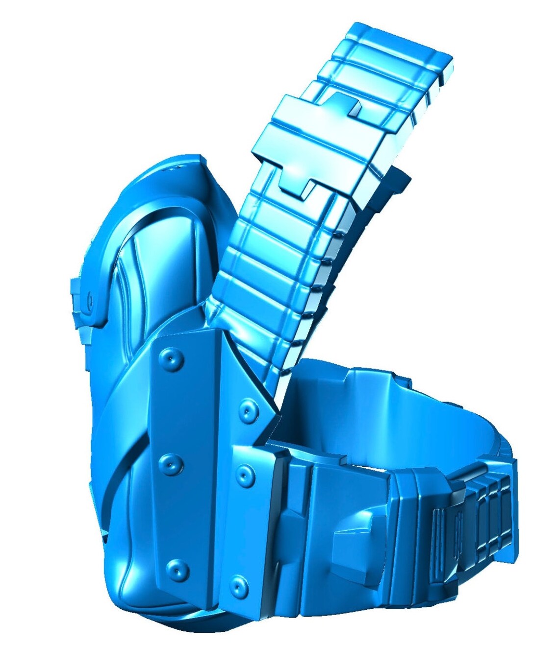3D Print Model Gears of War COG Leg Saddle Bags Files, Cosplay Replica ...