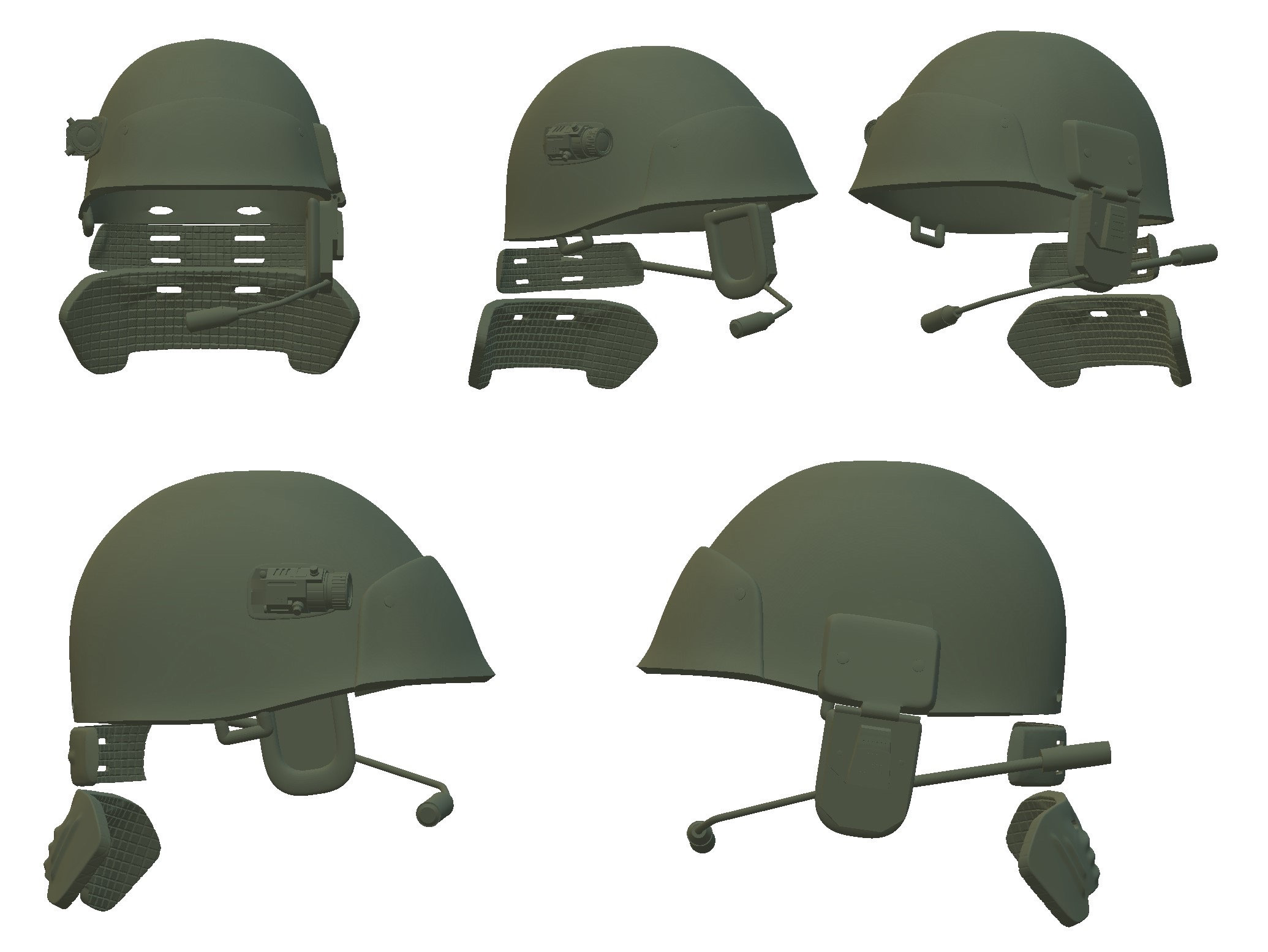 3D Print Model Aliens Colonial Marine USCM Helmet Files Cosplay Replica ...