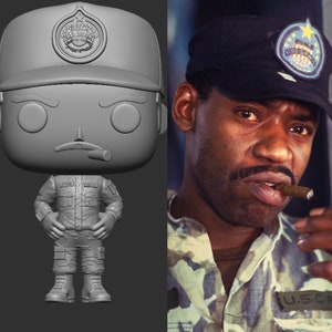 3D Print Model Colonial Marine, STL Files Funko Aliens Briefing Apone ...