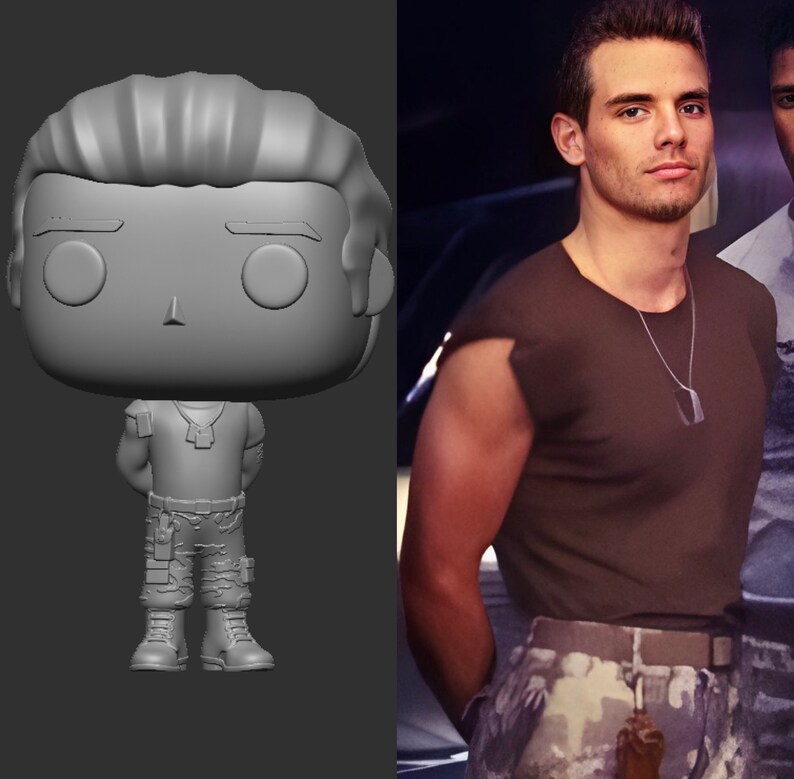 3D Print Model Colonial Marine, STL Files 3D Print Funko Aliens ...