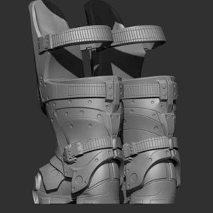 Modelo de impresión 3D Gears of War COG Boots A Archivos de estilo ...