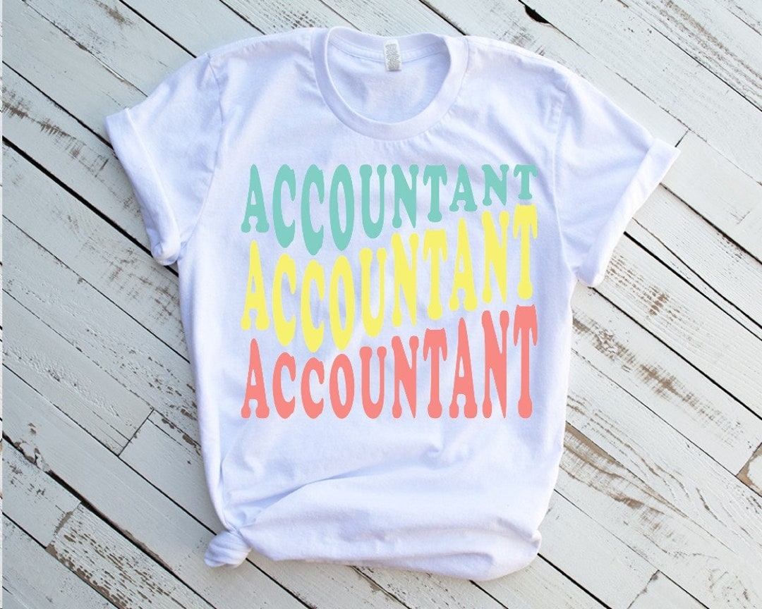 Accountant Wavy Text Digital Download Svg, Png, Jpg, Pdf - Etsy