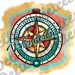 Wanderlust PNG, Compass PNG, Camping PNG, Flower, Digital Art ...
