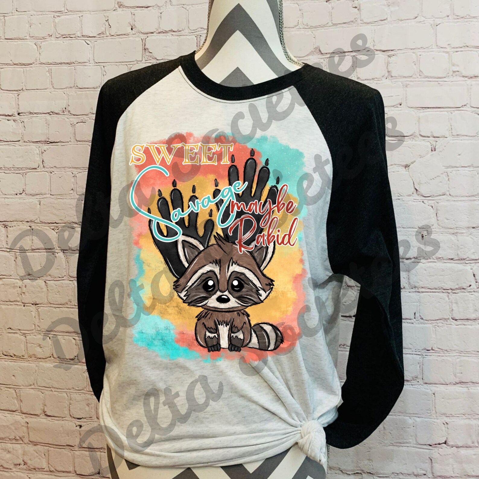 Sweet Savage Maybe Rabid PNG, Racoon PNG, Camping PNG, Paw Prints ...