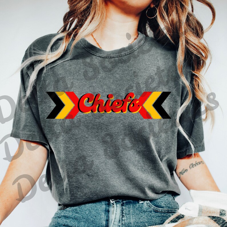 Chiefs PNG, Football PNG, Sports PNG, Team, Digital Art, Sublimation ...