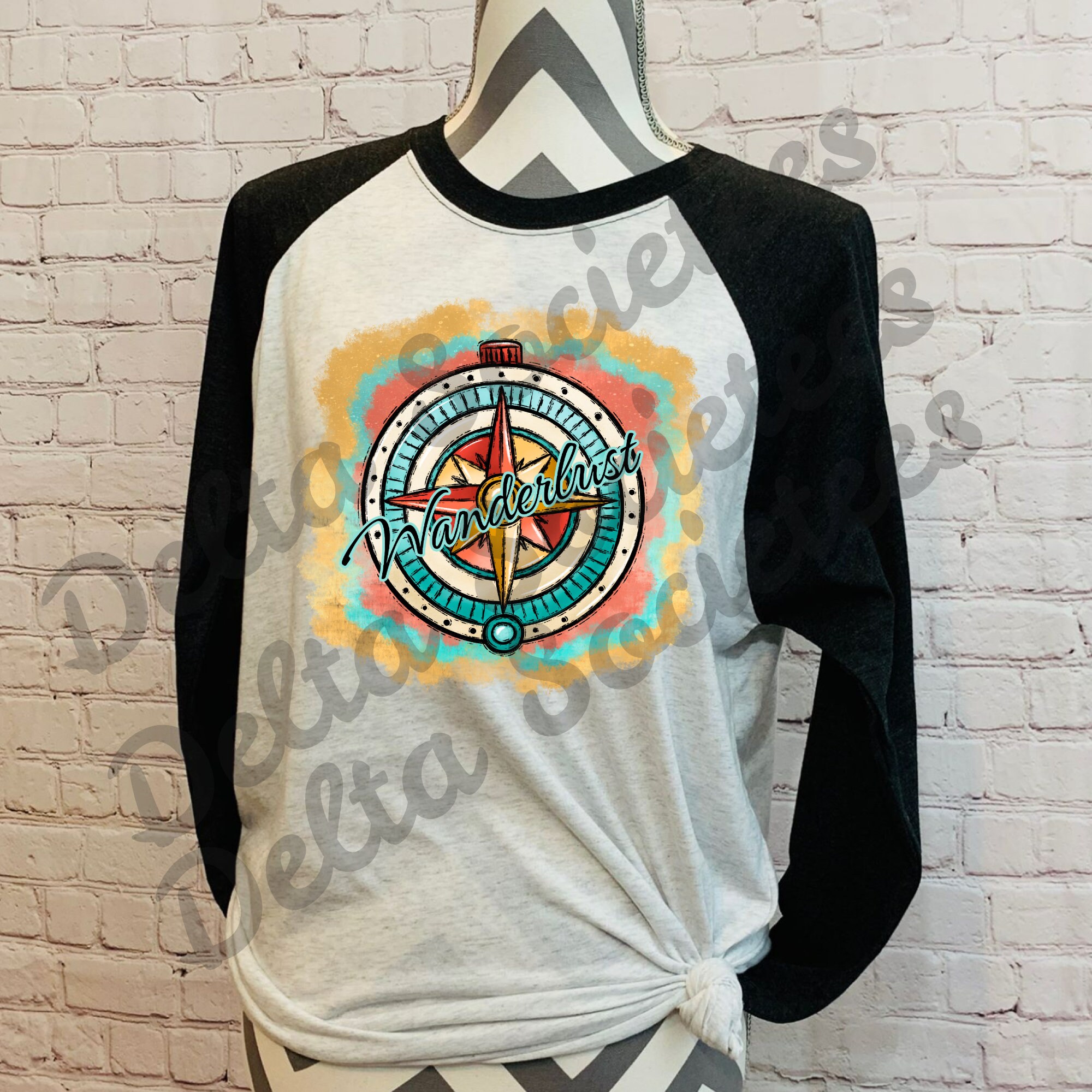 Wanderlust PNG, Compass PNG, Camping PNG, Flower, Digital Art ...