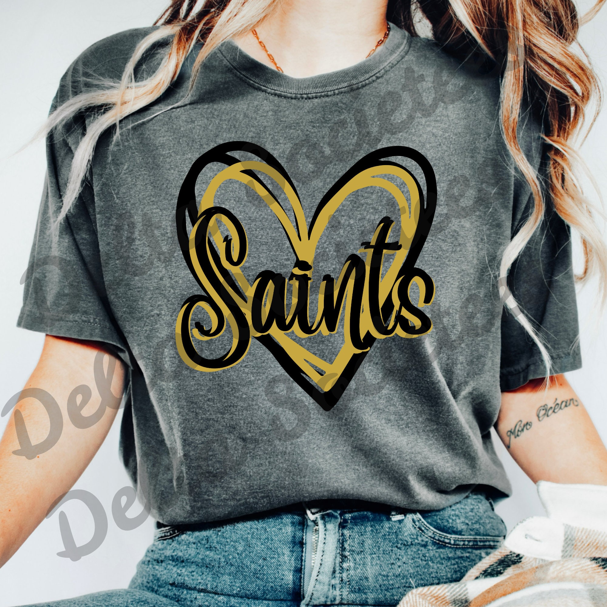 Saints PNG, Football PNG, Sports PNG, Team, Digital Art, Sublimation ...