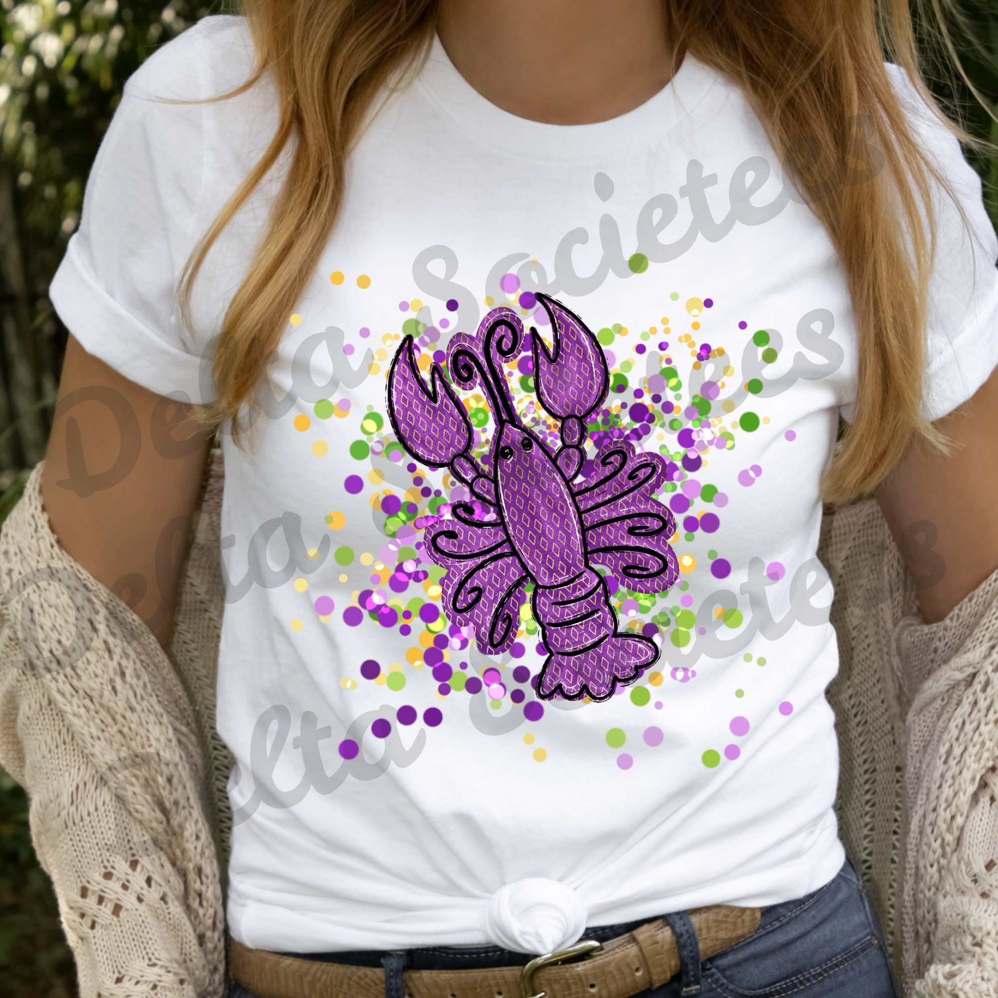 Mardi Gras PNG, Crawfish PNG, Mardi Gras Mask Png, Necklace, Digital ...