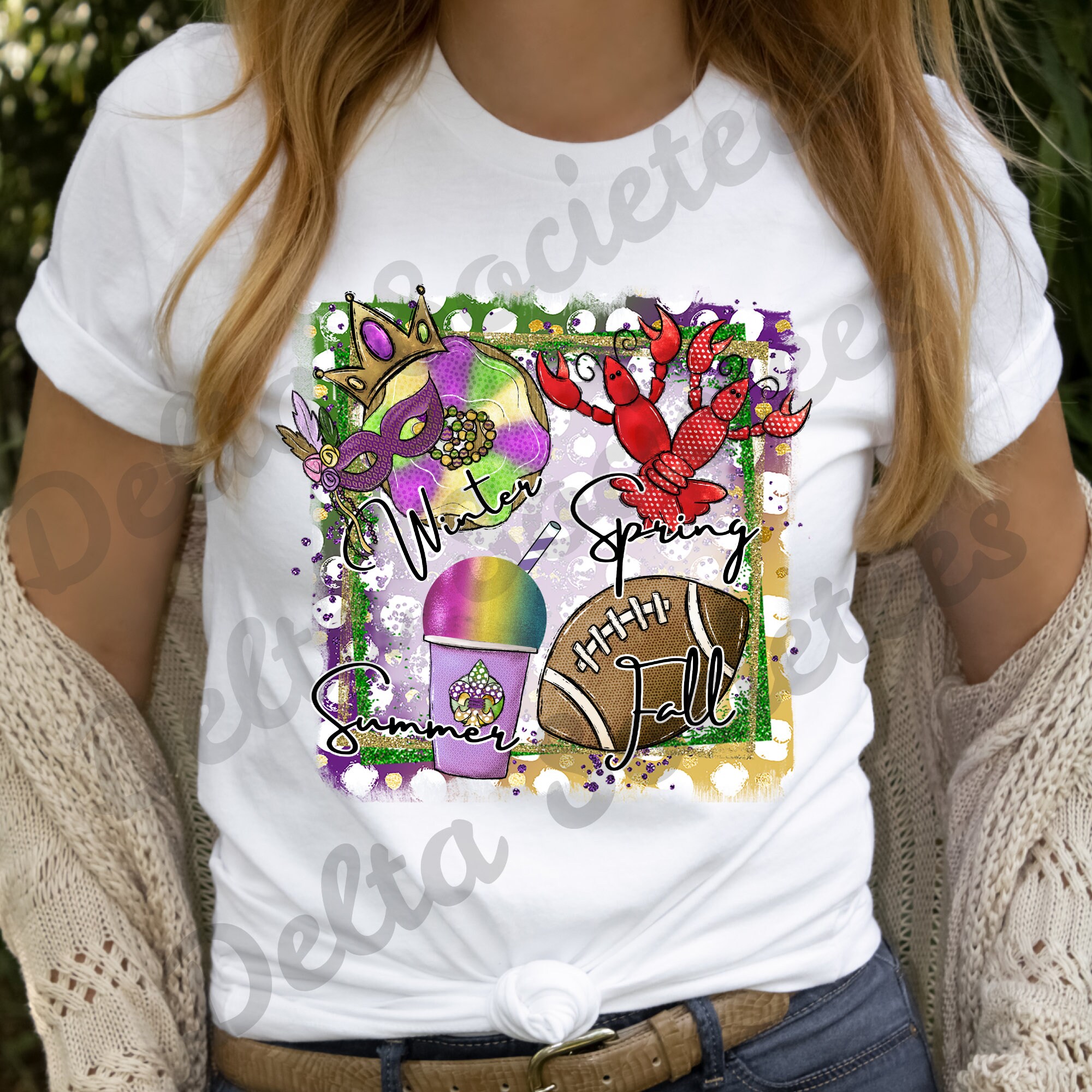 Mardi Gras PNG, Crawfish PNG, King Cake Png, Football, Digital Art ...