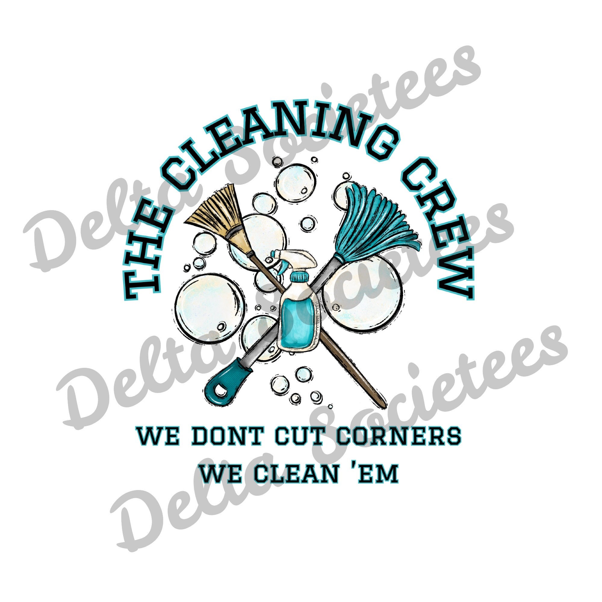 Cleaning Crew PNG, the Cleaning Crew PNG, Cleaning PNG, Housekeeper, Digital Art, Sublimation ...