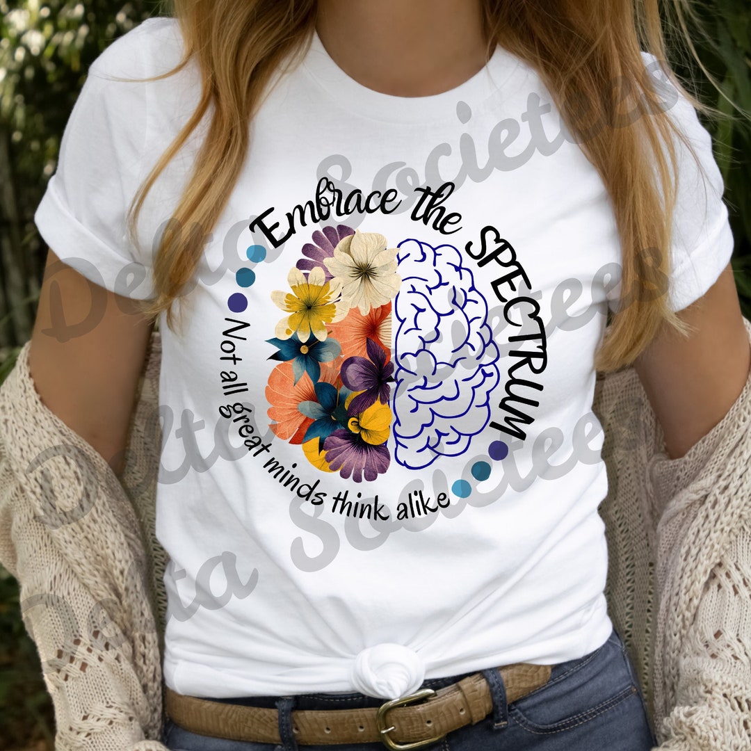 Embrace the Spectrum Png, Autism Awareness Png, Autism Mom, Autism ...