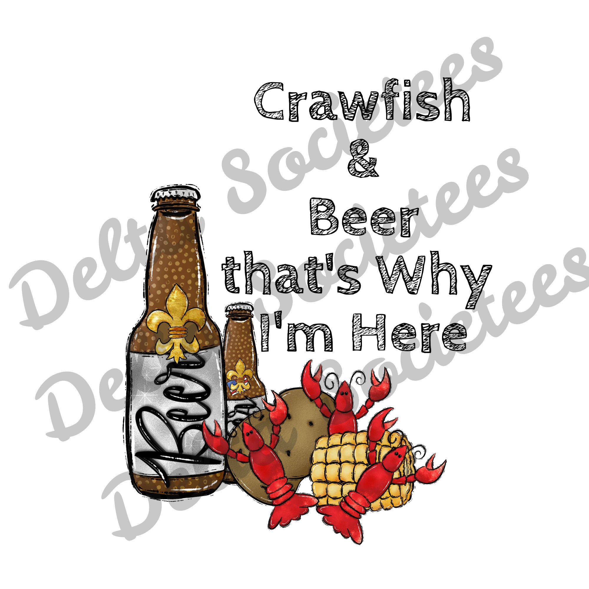 Crawfish PNG, Crawfish Boil Png, Digital Art, Sublimation Design ...