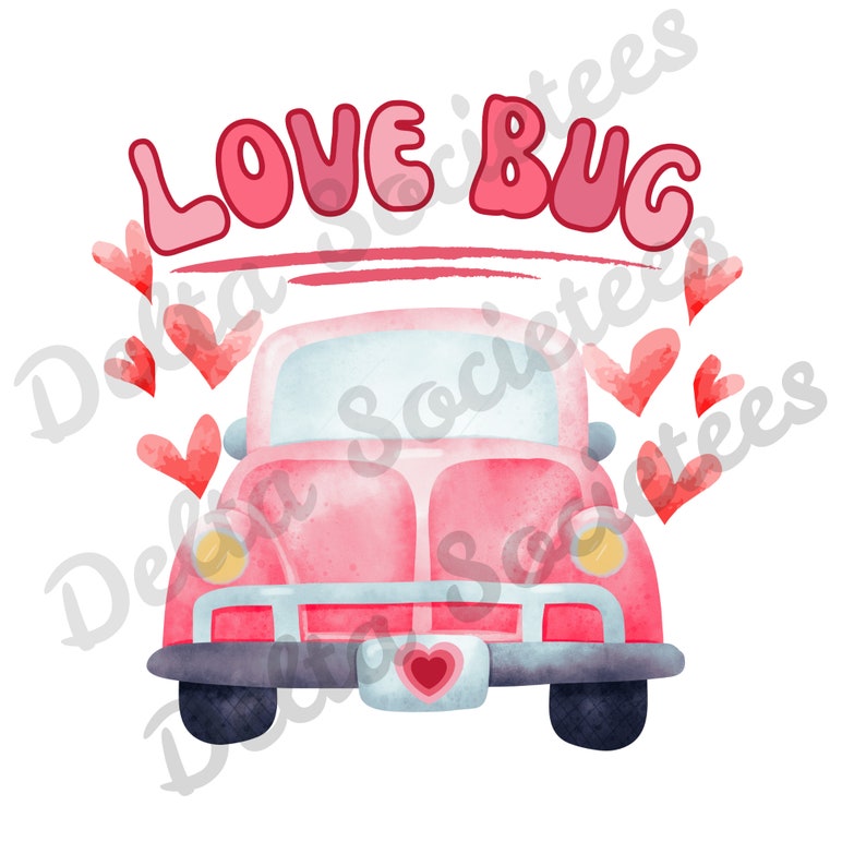 Valentines PNG, Love PNG, Heart Png, Love Bug, Digital Art, Sublimation ...