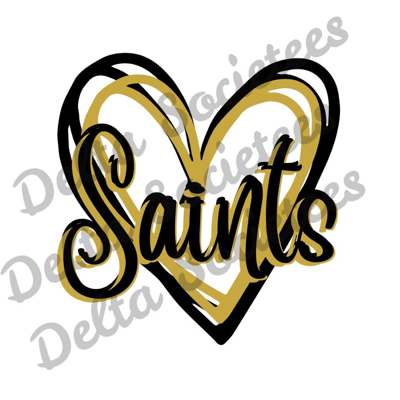 Saints PNG, Football PNG, Sports PNG, Team, Digital Art, Sublimation ...